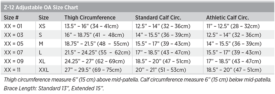 Breg Z 12 Adjustable OA Knee Brace in Knee Braces - Breg Store - Store ...