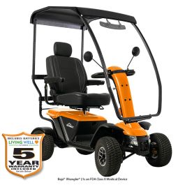 Baja Wrangler 2 with Canopy and windshield By Pride Mobility