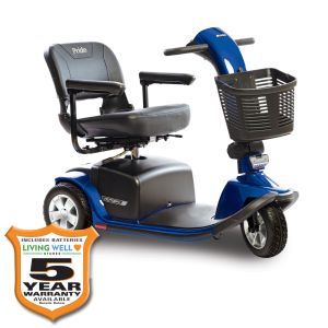 Pride Mobility Revo 2.0 3 Wheel Scooter in Standard Size Power Scooters - Power Mobility ...